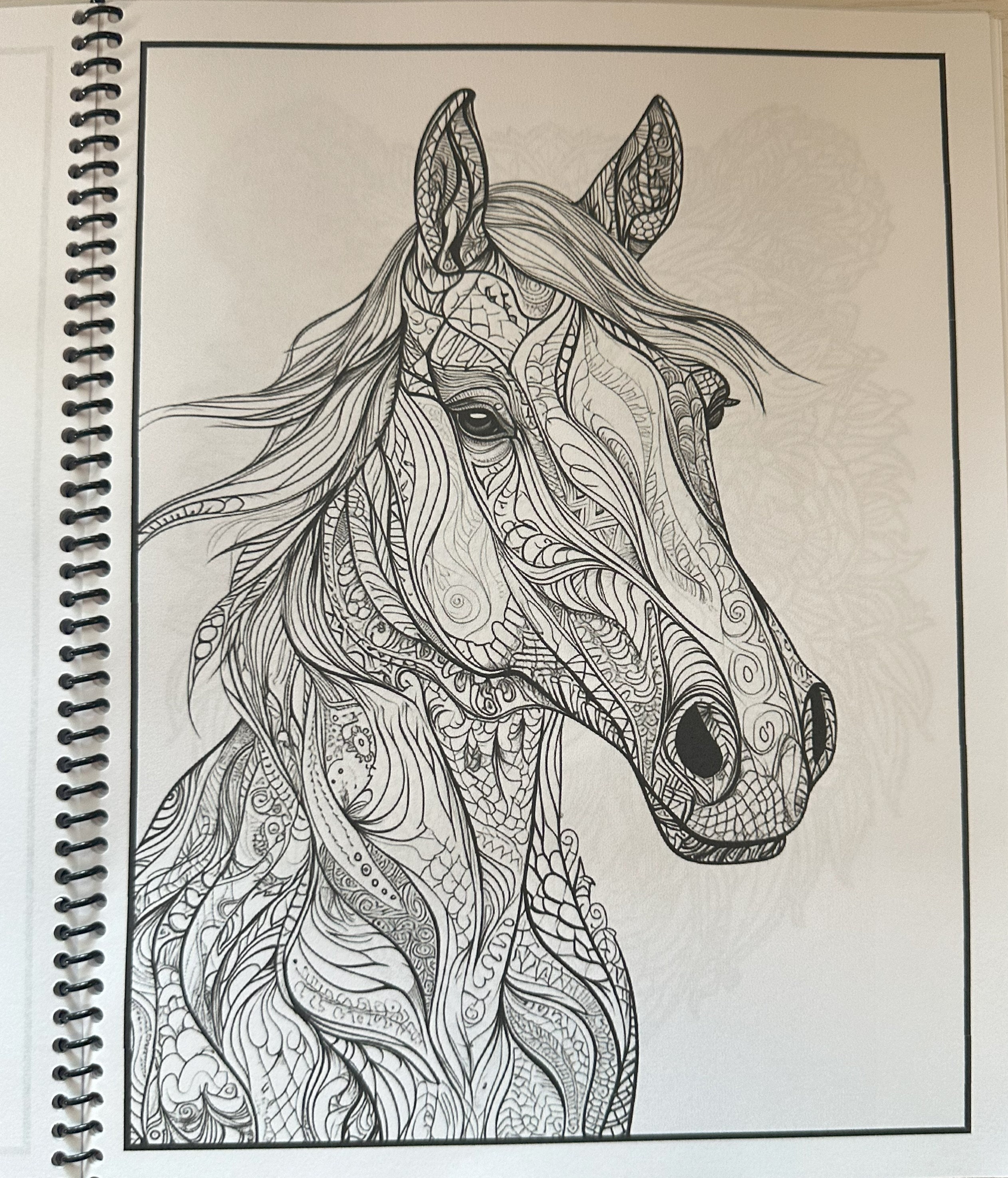 Animal Mandala Adult Coloring Book Nature-inspired Designs, 50 Pages, 8 ...