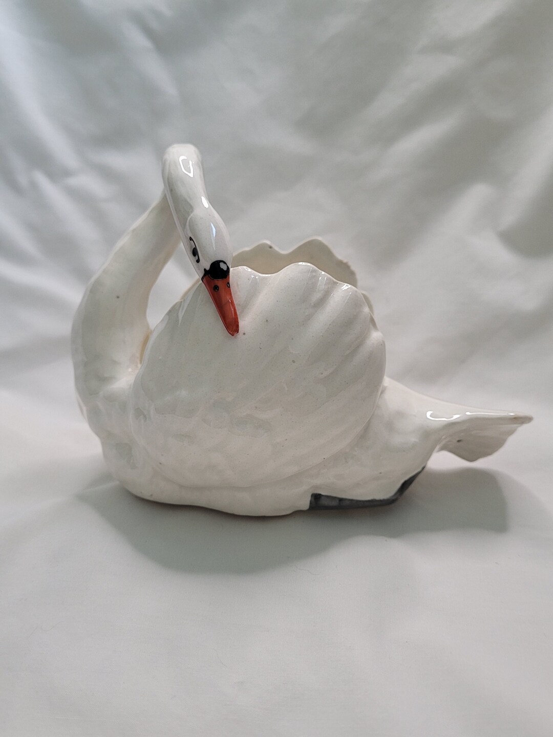 Vintage Decorative Swan Figurine Bathroom Decor - Etsy