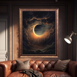 Celestial Eclipse | Dark Aesthetic, Solar Lunar Eclipse Vintage ...