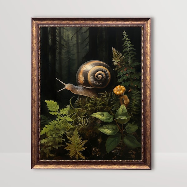 Snail Art Print - Etsy