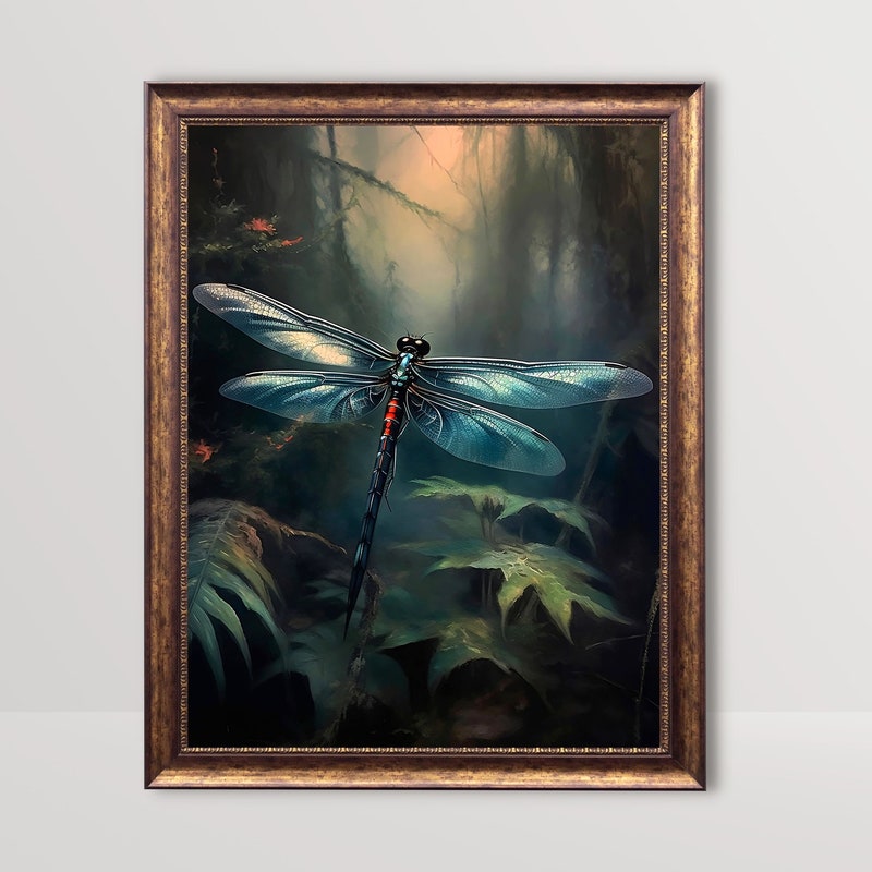 Dragonfly Art Print - Etsy