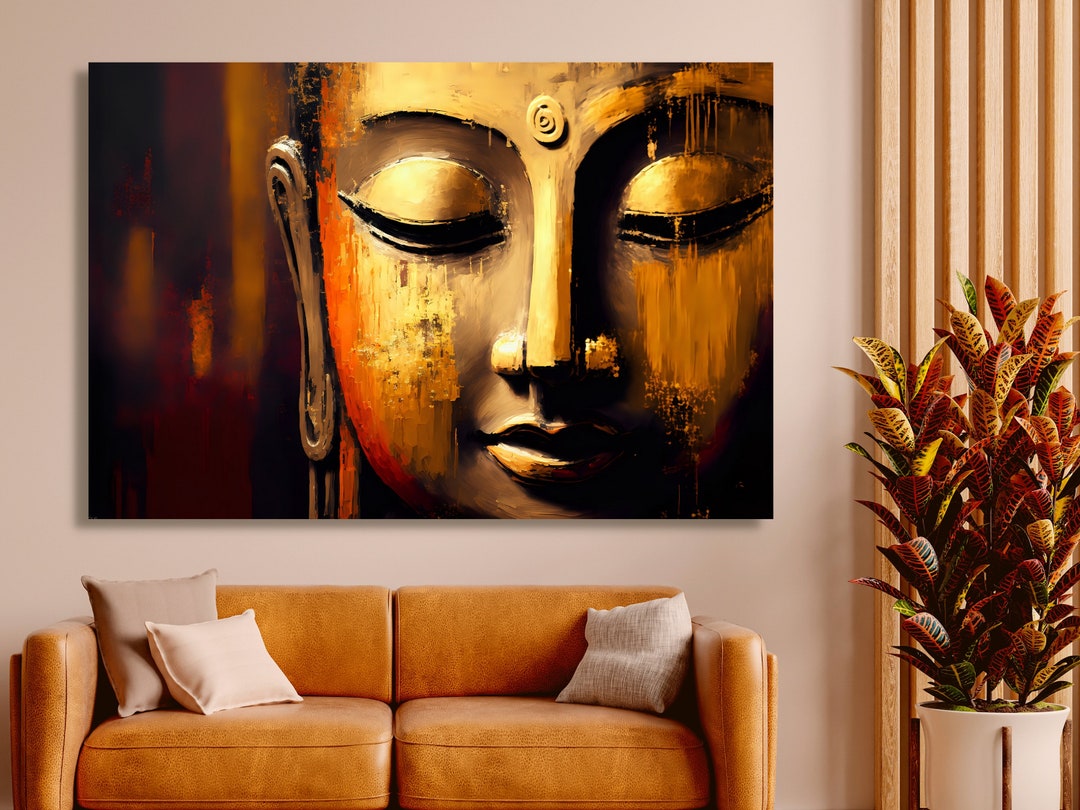 Digital Buddha Abstract Wall Art | Buddha Printable | Mediation Wall ...