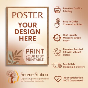 Custom FRAMED Poster | Photo | Painting Printing, Print Your Design ...