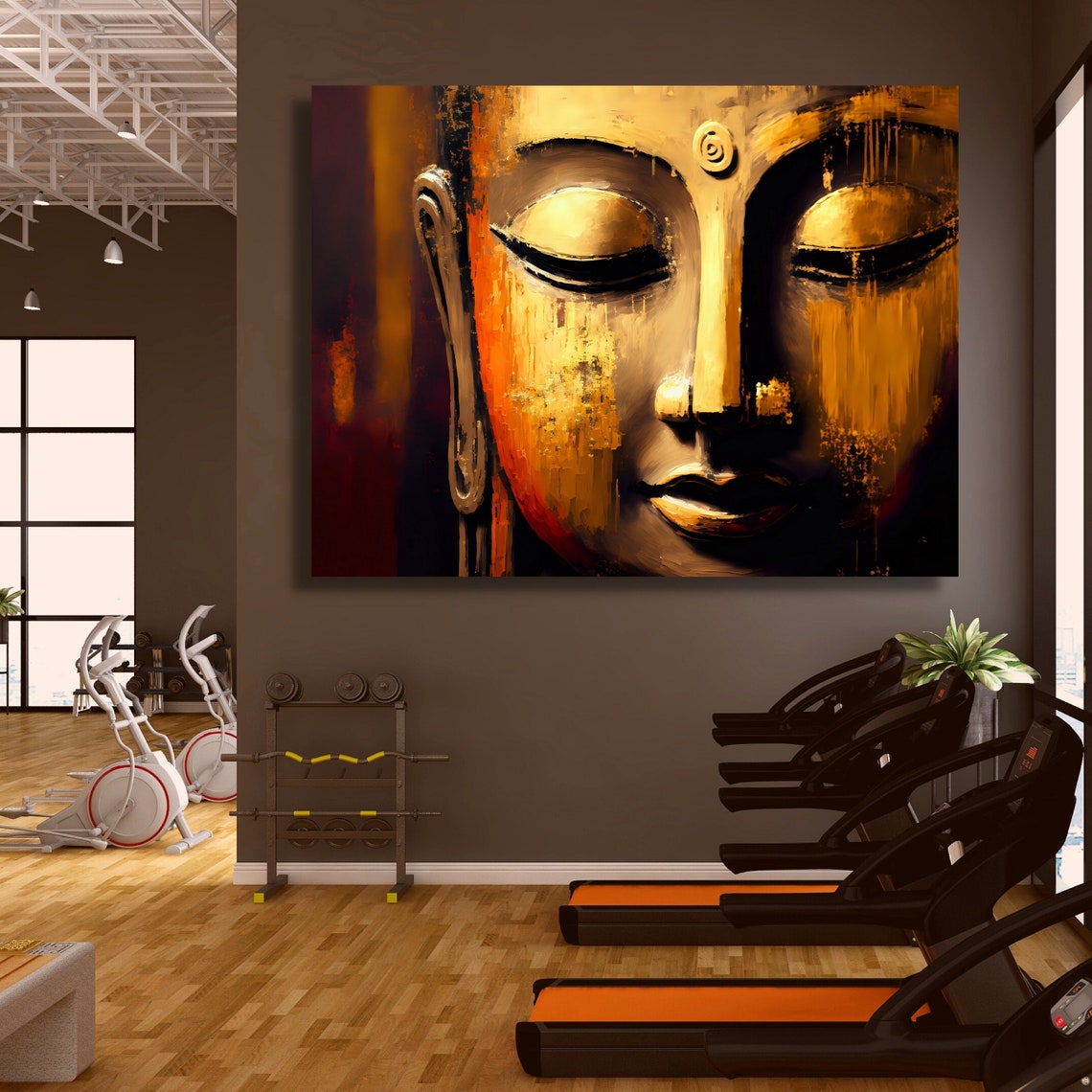 Digital Buddha Abstract Wall Art Buddha Printable - Etsy
