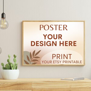 Custom FRAMED Poster | Photo | Painting Printing, Print Your Design ...