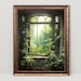 Old Abandoned Overgrown Library Oil Painting Printable, Dark Academia ...