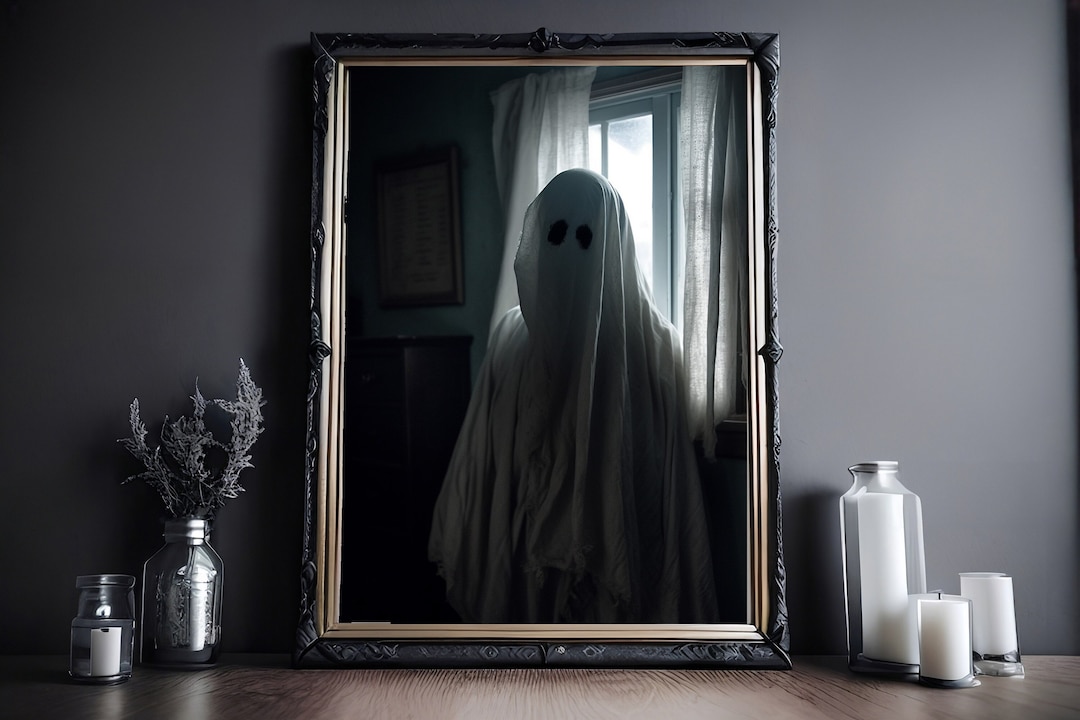 Staring Ghost, Vintage Poster, Art Poster Print, Dark Academia ...