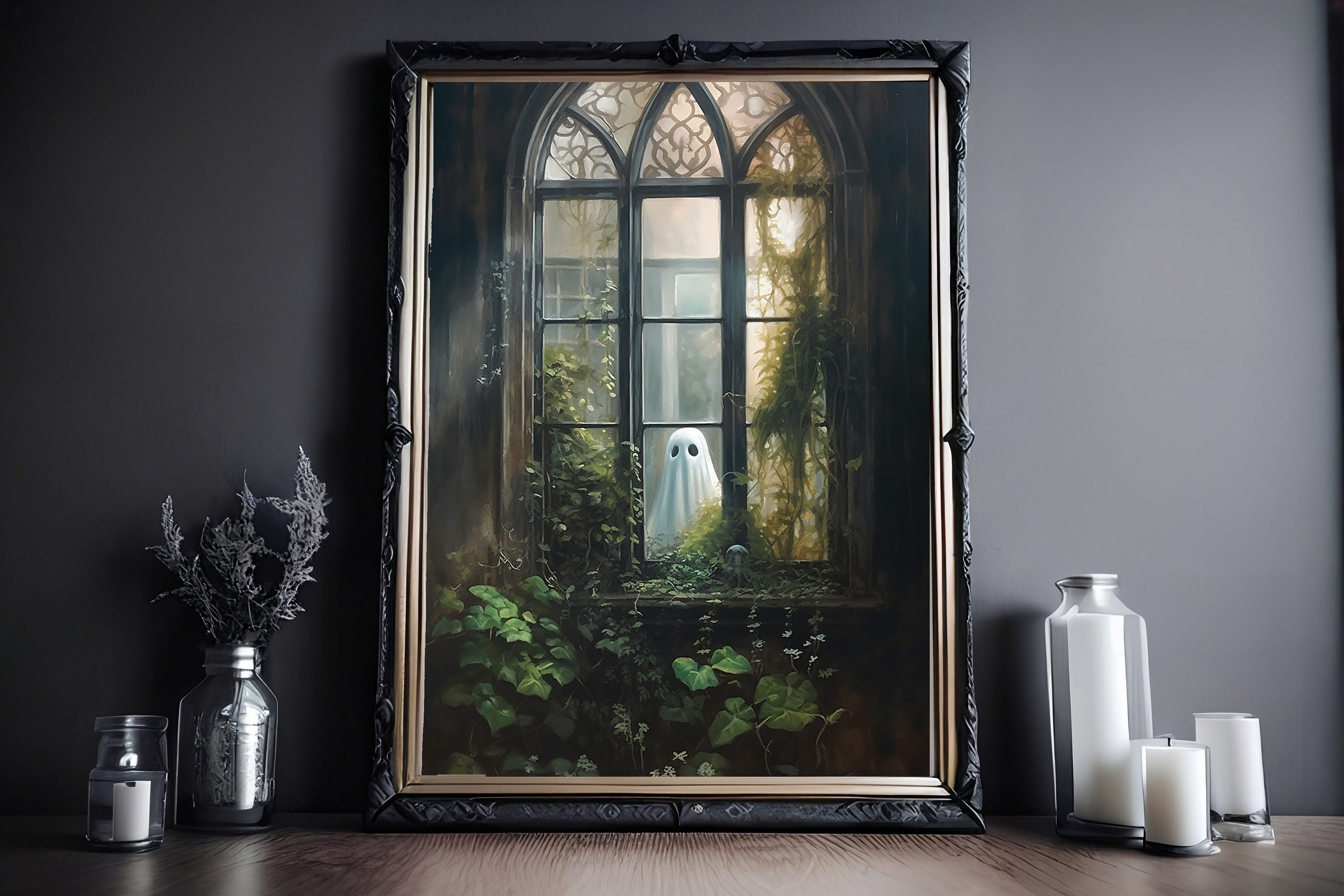 Ghost Outside Looking In Vintage Poster Art Poster Print - Etsy