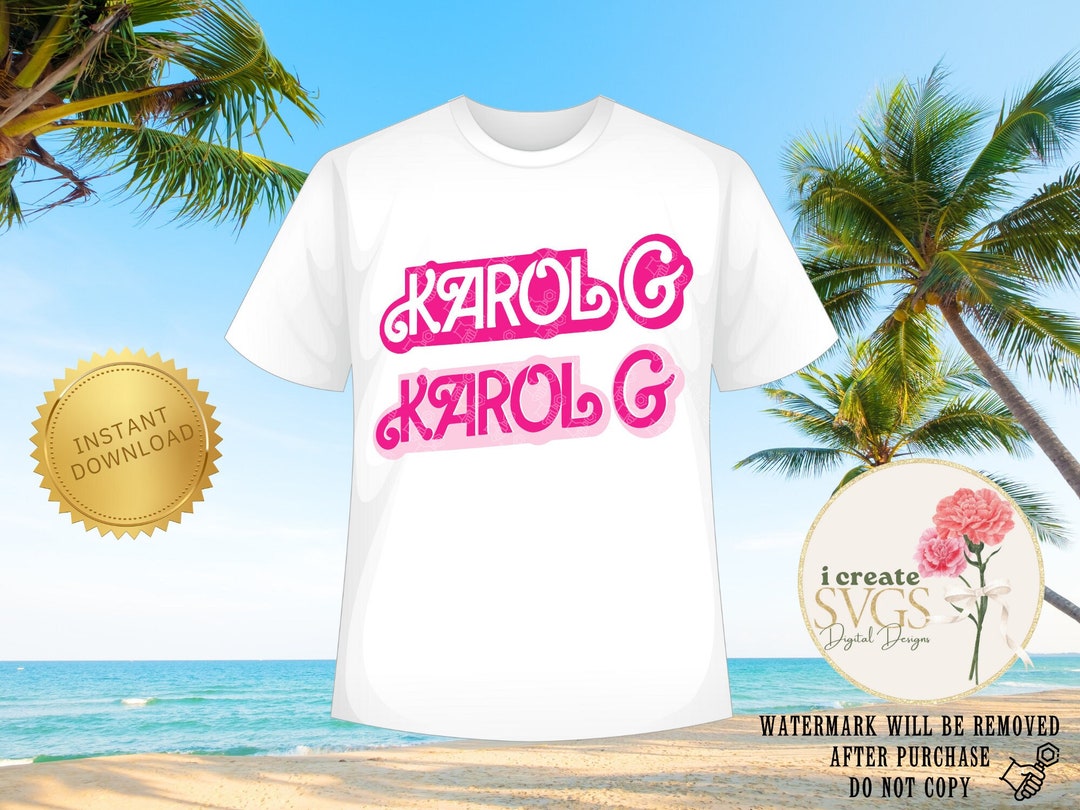 Karol G SVG PDF PNG and Adobe Illustrator Digital File in - Etsy