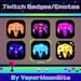 Pixel Art Game Controller Emote and Sub Badges for Twitch, Discord, and ...