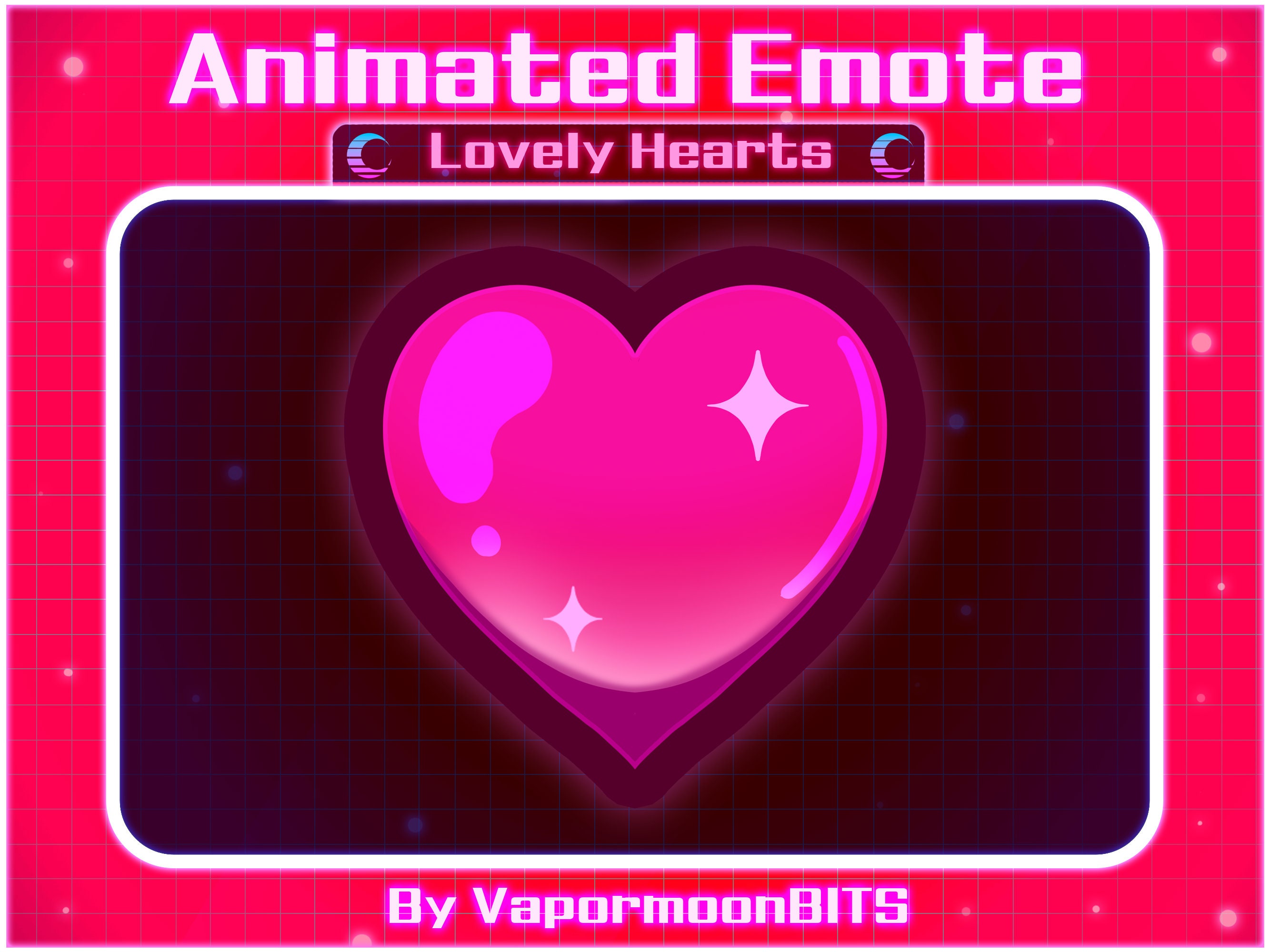 Animated Heart Emote for Twitch,discord, and Streaming - Etsy