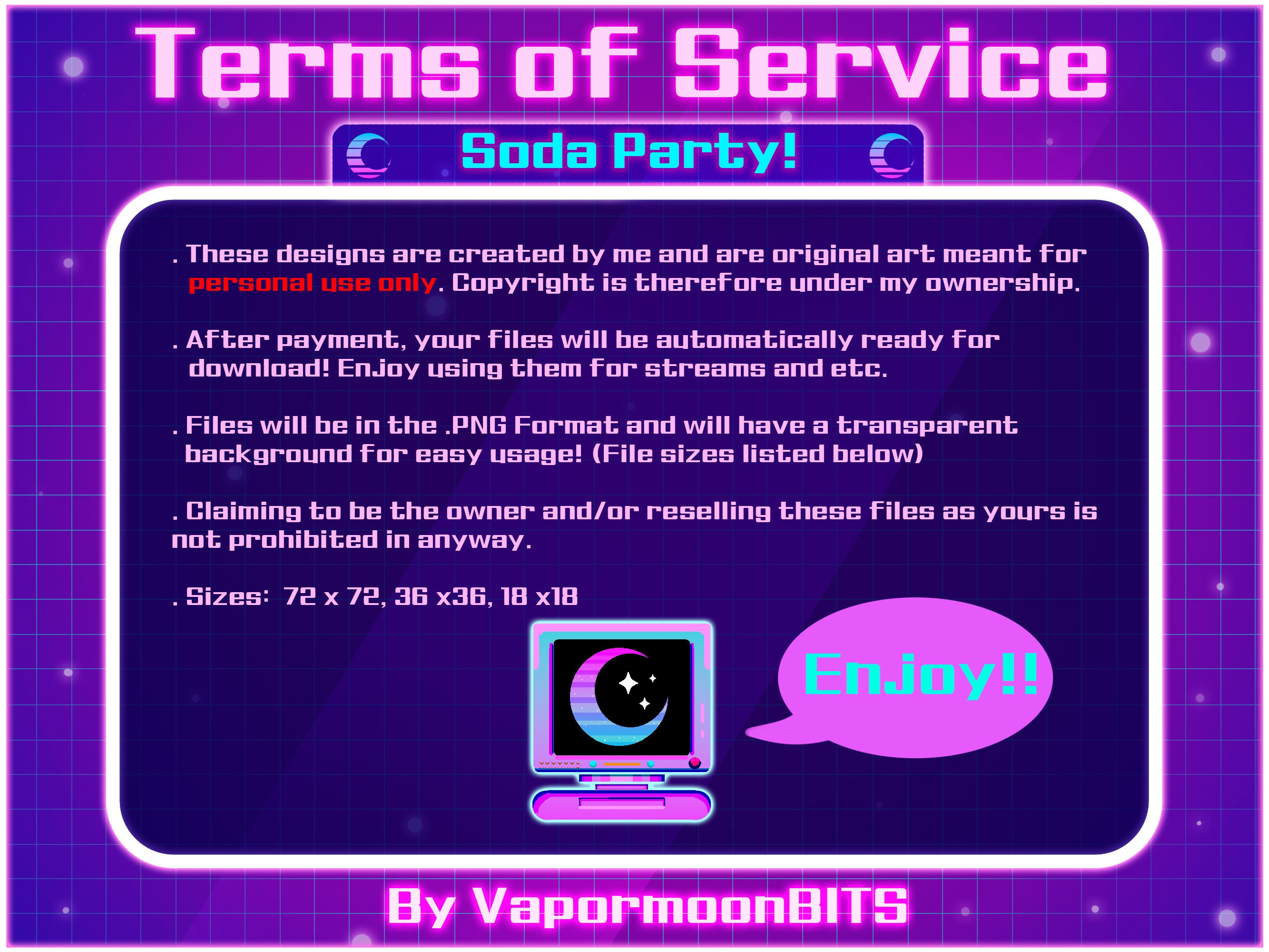 Cool Colorful Soda Badges for Discord, Twitch, and Streaming - Etsy