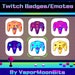 Pixel Art Game Controller Emote and Sub Badges for Twitch, Discord, and ...