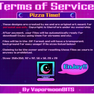 Tasty Animated Pizza Emote for Twitch, Discord, and Streaming • Emote ...