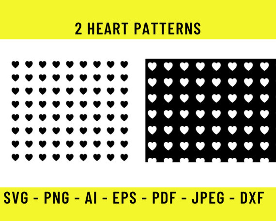 Hearts Tumbler Wrap PNG | .5" Heart Sticker Template | Party Printable ...