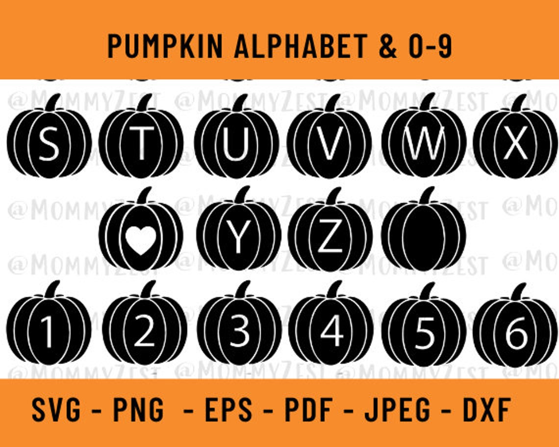 Pumpkin Font SVG | Fall Font SVG | Halloween Font SVG | Teacher Font ...
