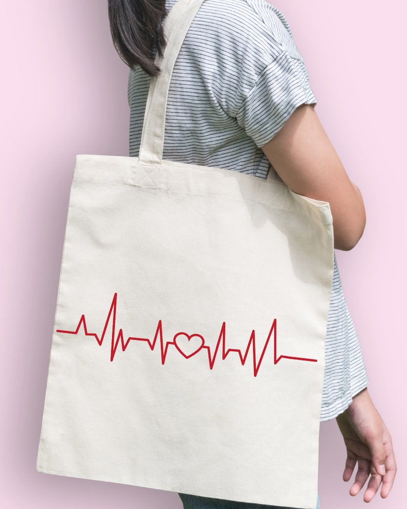 Heart Beat SVG |EKG SVG| Heartbeat Clipart| Heart Svg| V-day Cricut ...