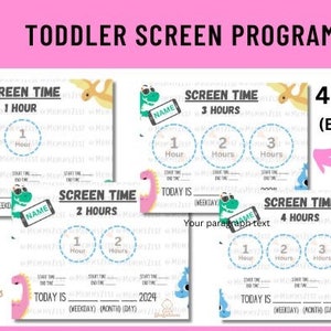 Weewatchers / Screen Time Tracker / Screen Time Program / Screen Time ...