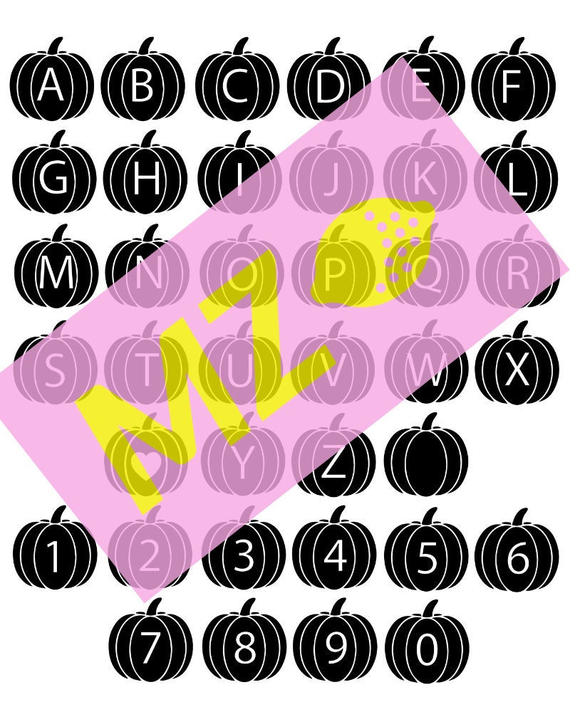 Pumpkin Font SVG | Fall Font SVG | Halloween Font SVG | Teacher Font ...
