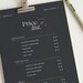 Bronze Minimalist Price List Sign Template | Editable Poster | Menu ...
