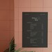 Bronze Minimalist Price List Sign Template | Editable Poster | Menu ...