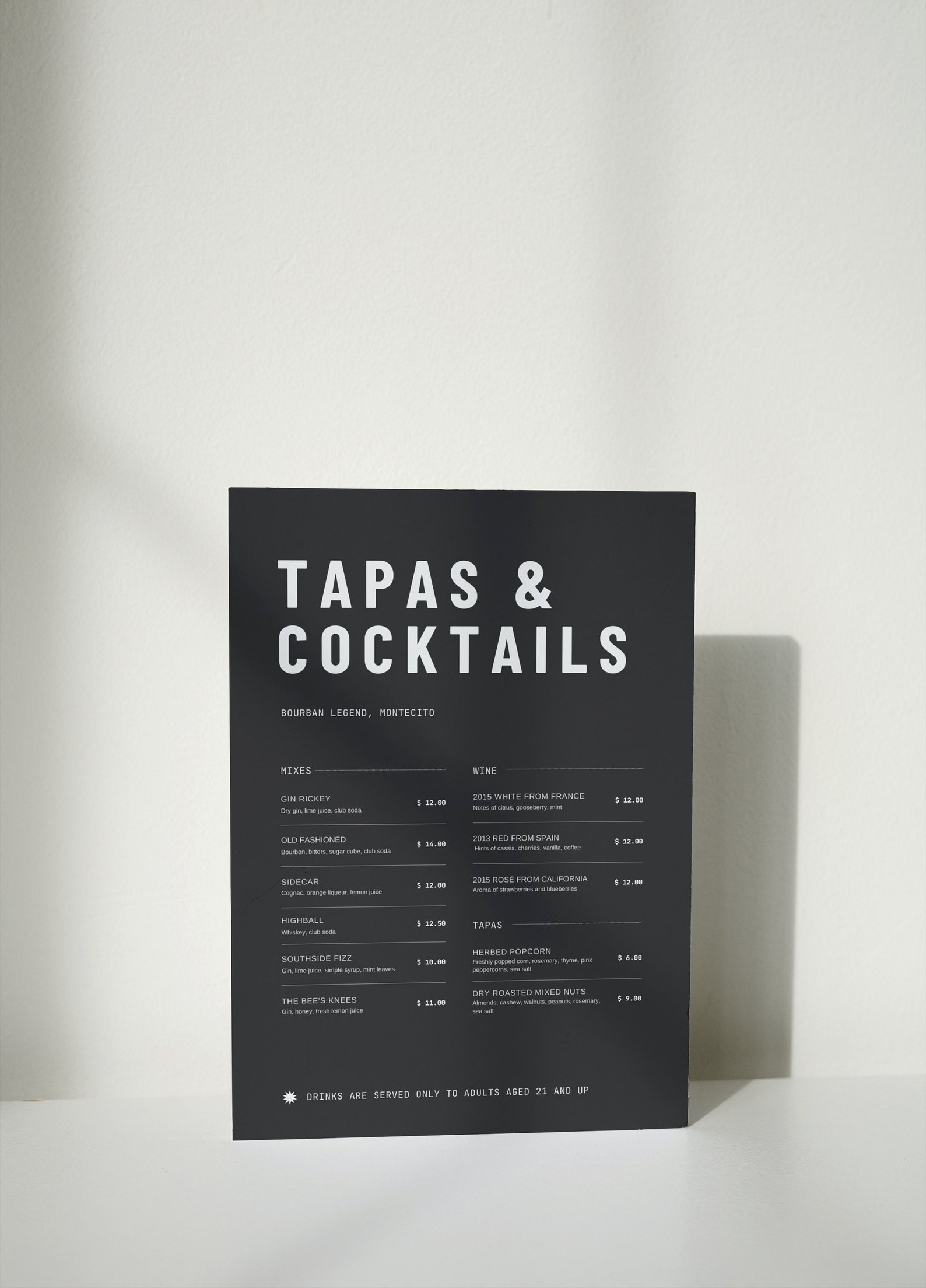 Bold Bar Menu Template Editable Menu Modern Drinks List Bar Menu Open ...