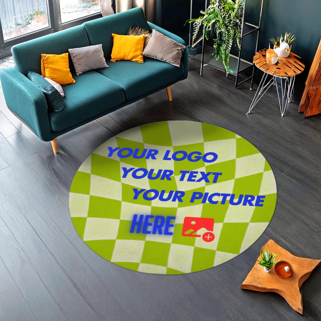 Custom Rug, Personalized Rug, Brand Logo Mat, Personalized Business Mat ...