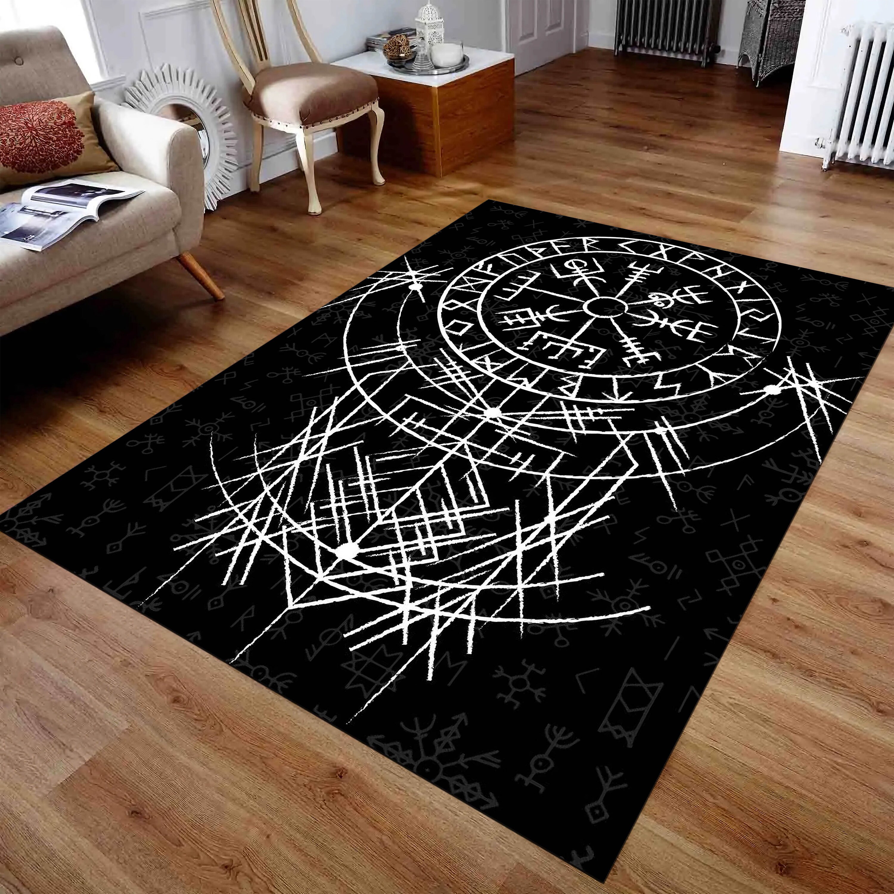 Mythological Rug, Viking Rug, Viking Pattern,scandinavian Myth, Nordic ...