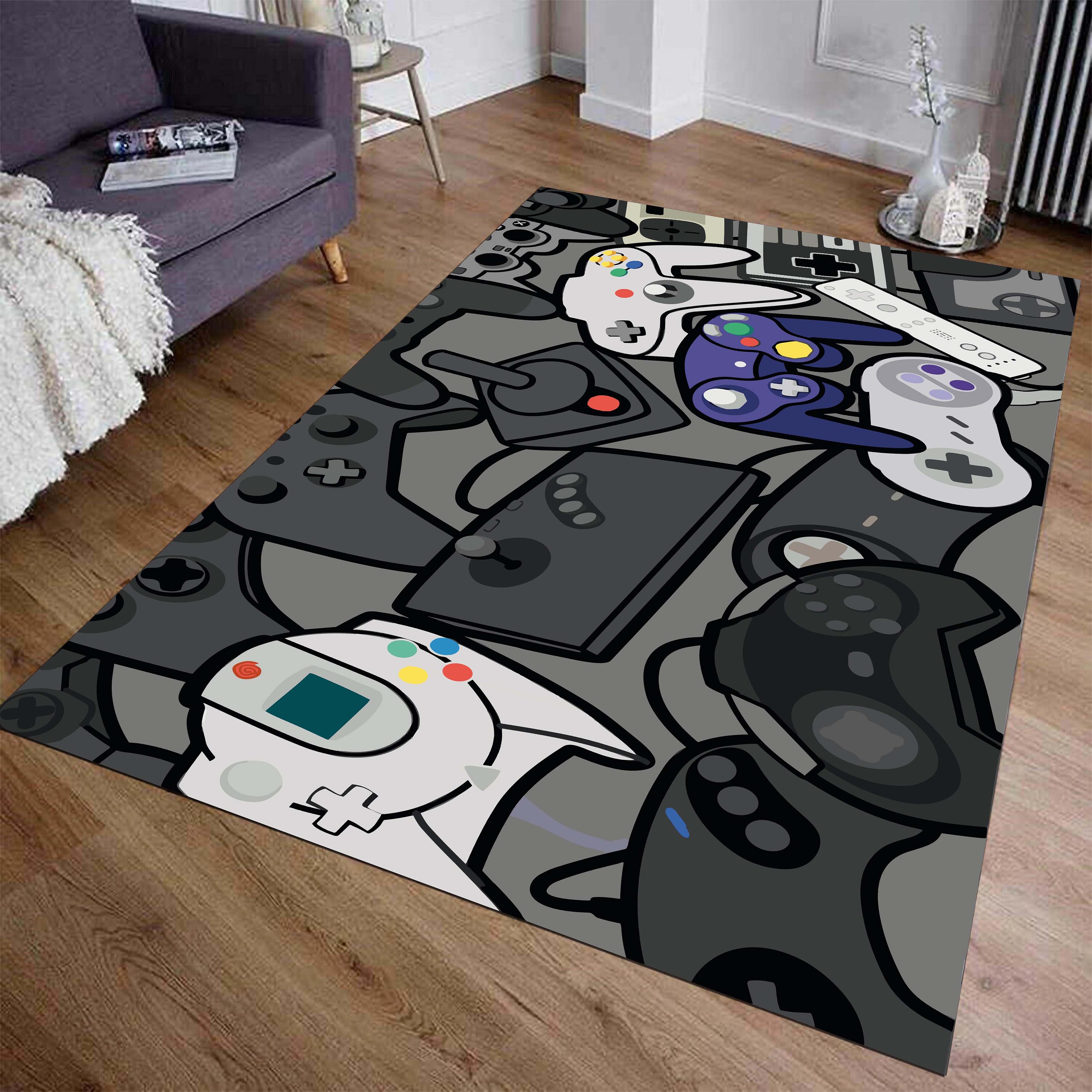 Gaming Shaped, Game Controller Rug, Video Game Console Shape Carpet ...