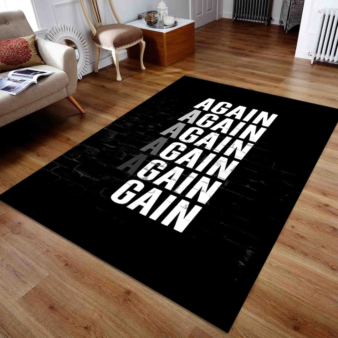 Gain Sports Rug, Gym Design Rug, Aesthetic Carpet, Birthday Gift ...