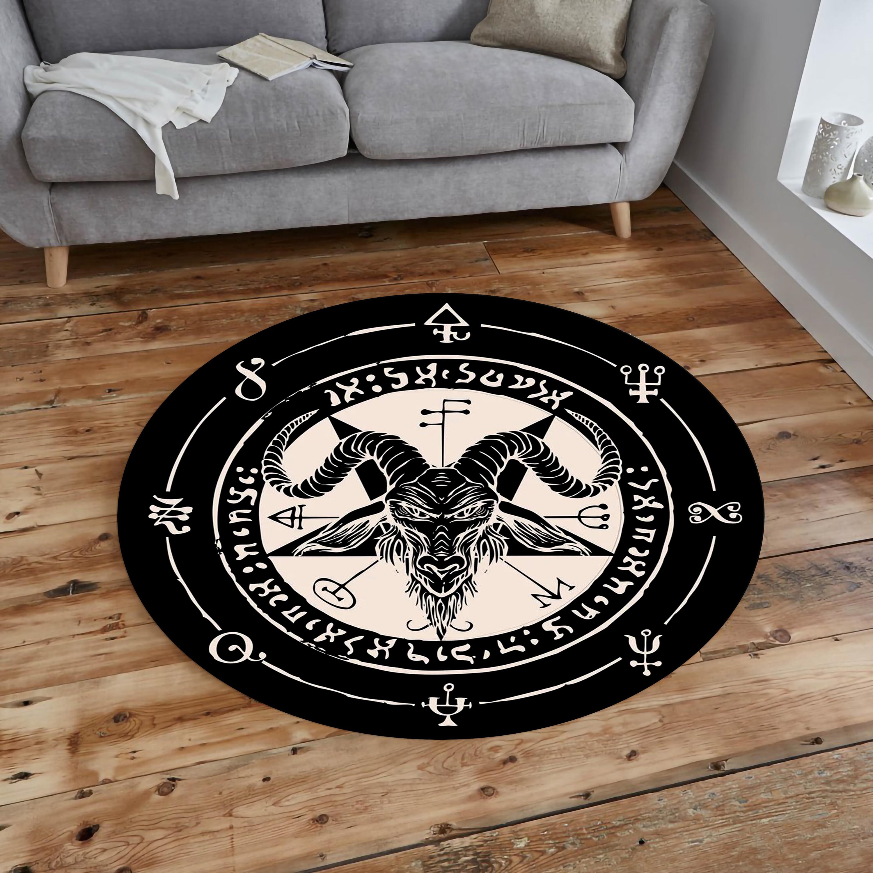 Gothic Witch Rug, Bat Round Rug, Butterfly Rug, Withcy Journal Rug ...