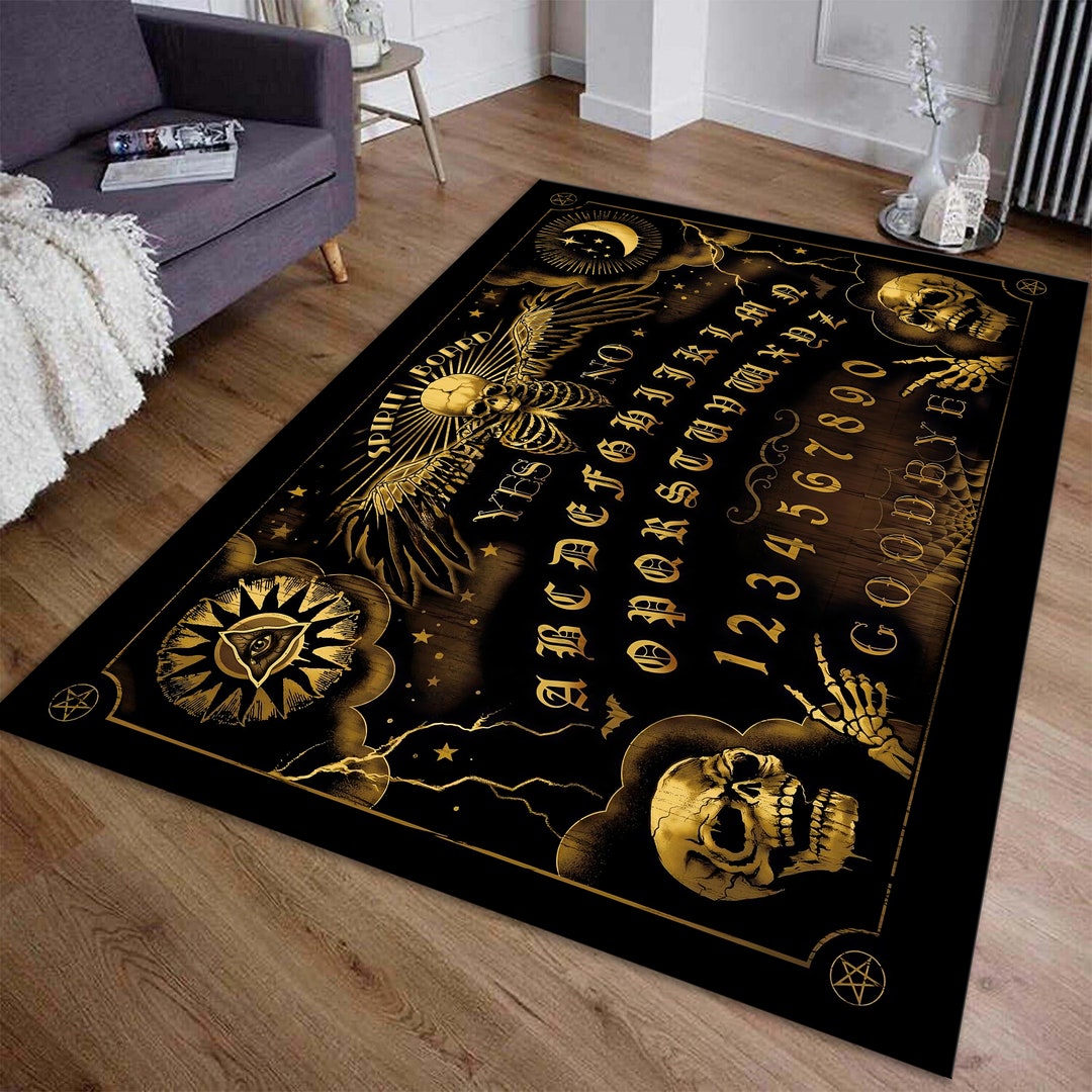 Satanic Dark Rug, Satanic Rug, Dark Carpet, Satanic Decor, Horror Devil ...