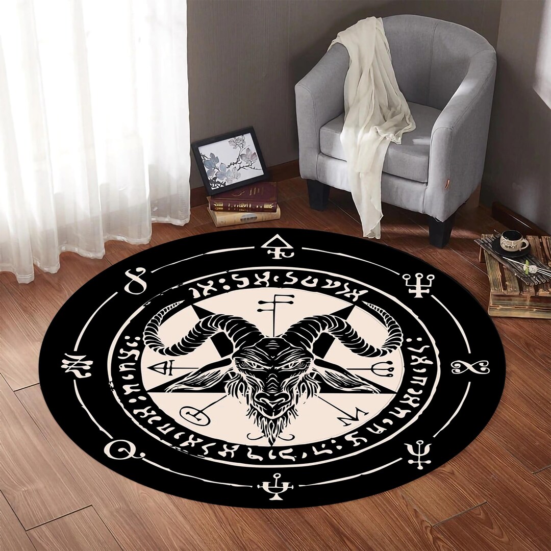 Gothic Witch Rug, Bat Round Rug, Butterfly Rug, Withcy Journal Rug ...