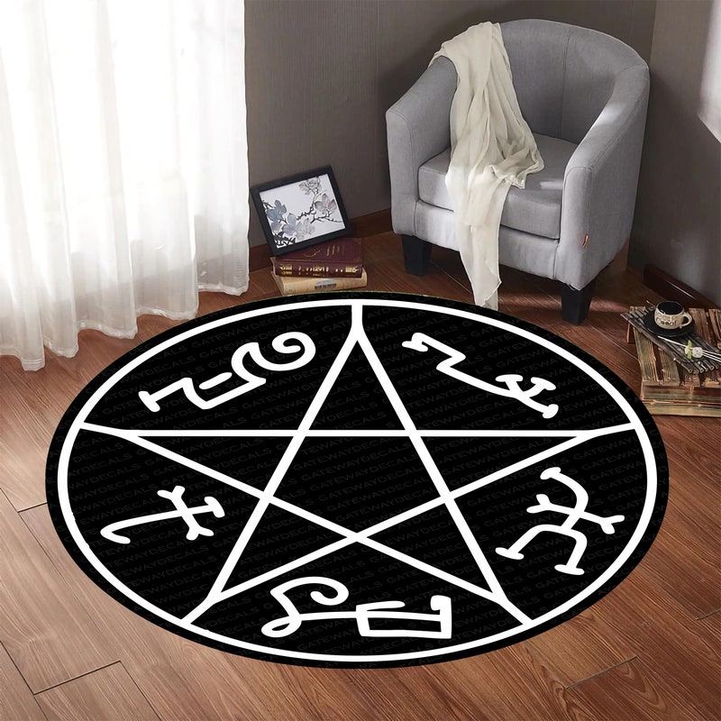Pentacle Area Rug - Etsy