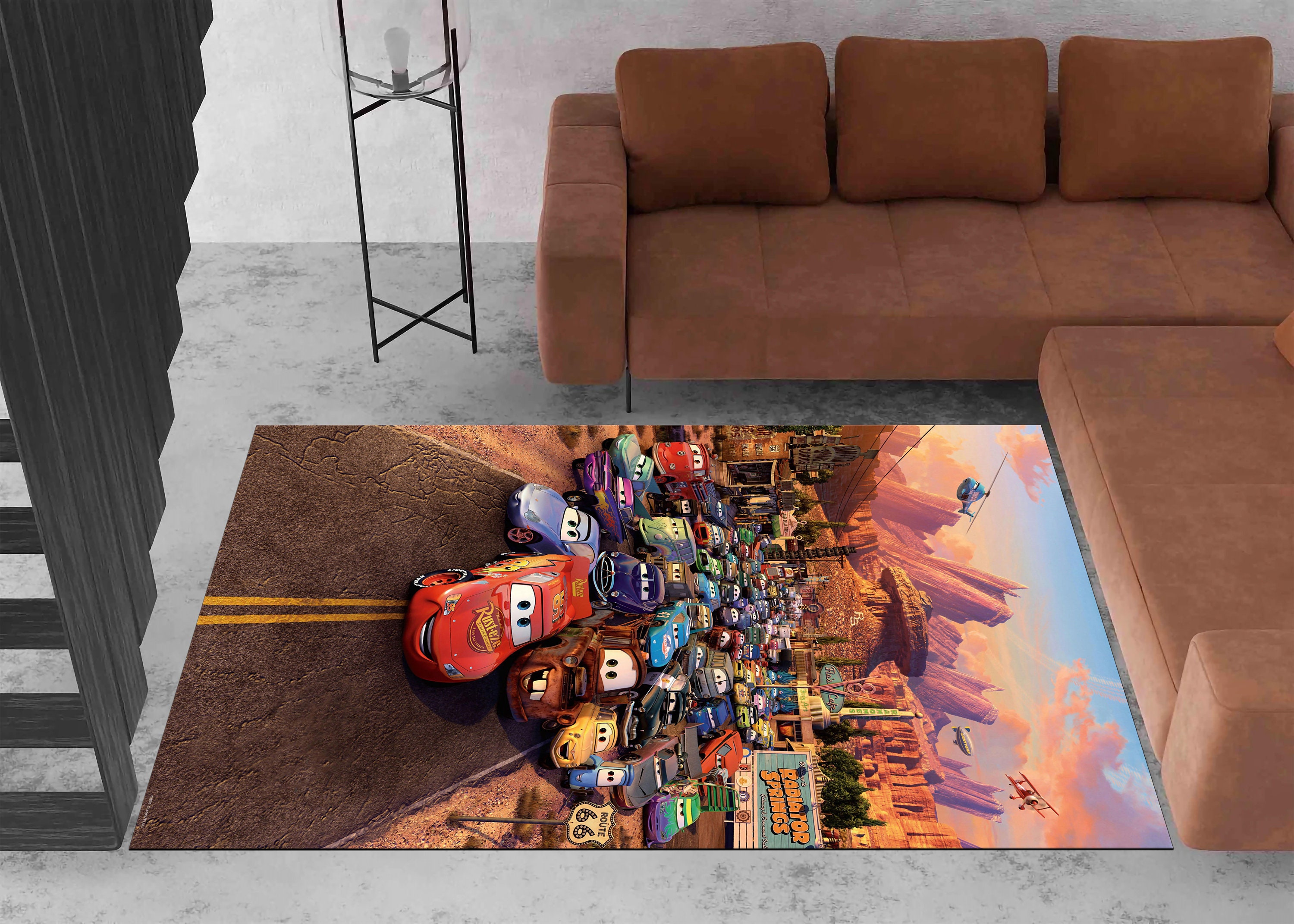 Cars Teppich, Lightning McQueen Teppich, Auto Film Lightning McQueen ...