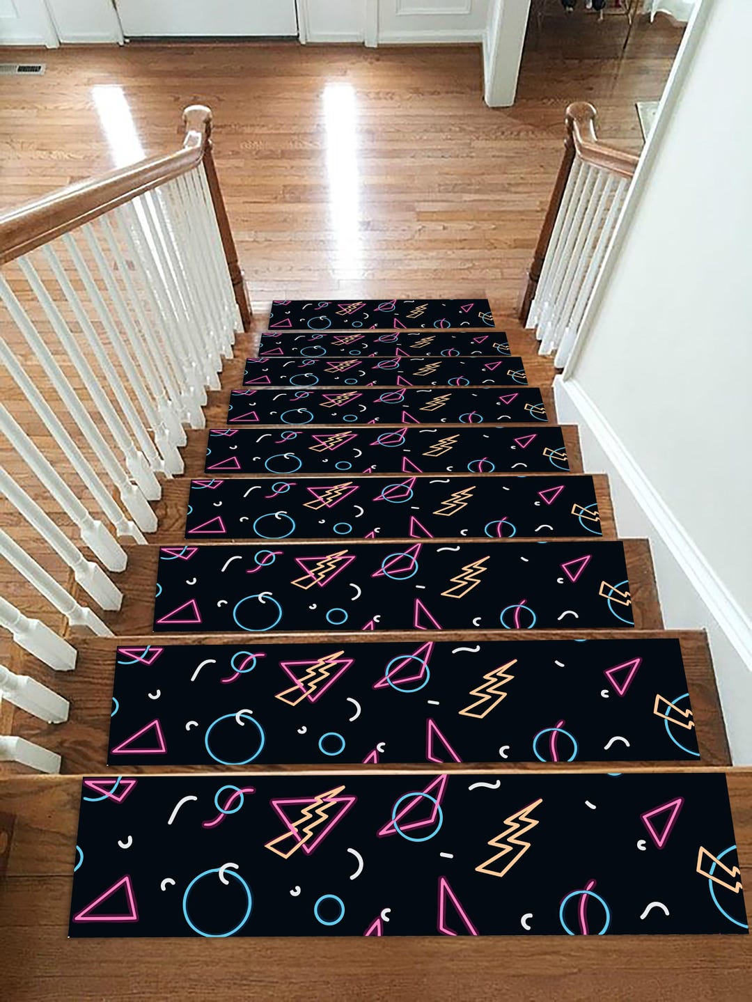 Arcade Stair Tread, Retro Style Stair Tread Rug, Gaming Stair Mat, 80s ...