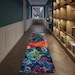 Colorful Runner Design Rug, Abstract Runner Rug, Colorful Rug, Corridor ...