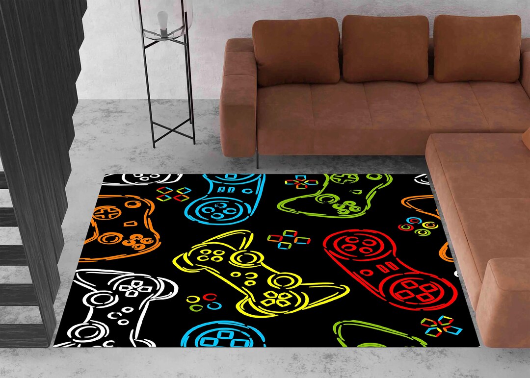 Controller Rug, Game Console Rug, Awesome Rug, Game Room Rug, Home ...