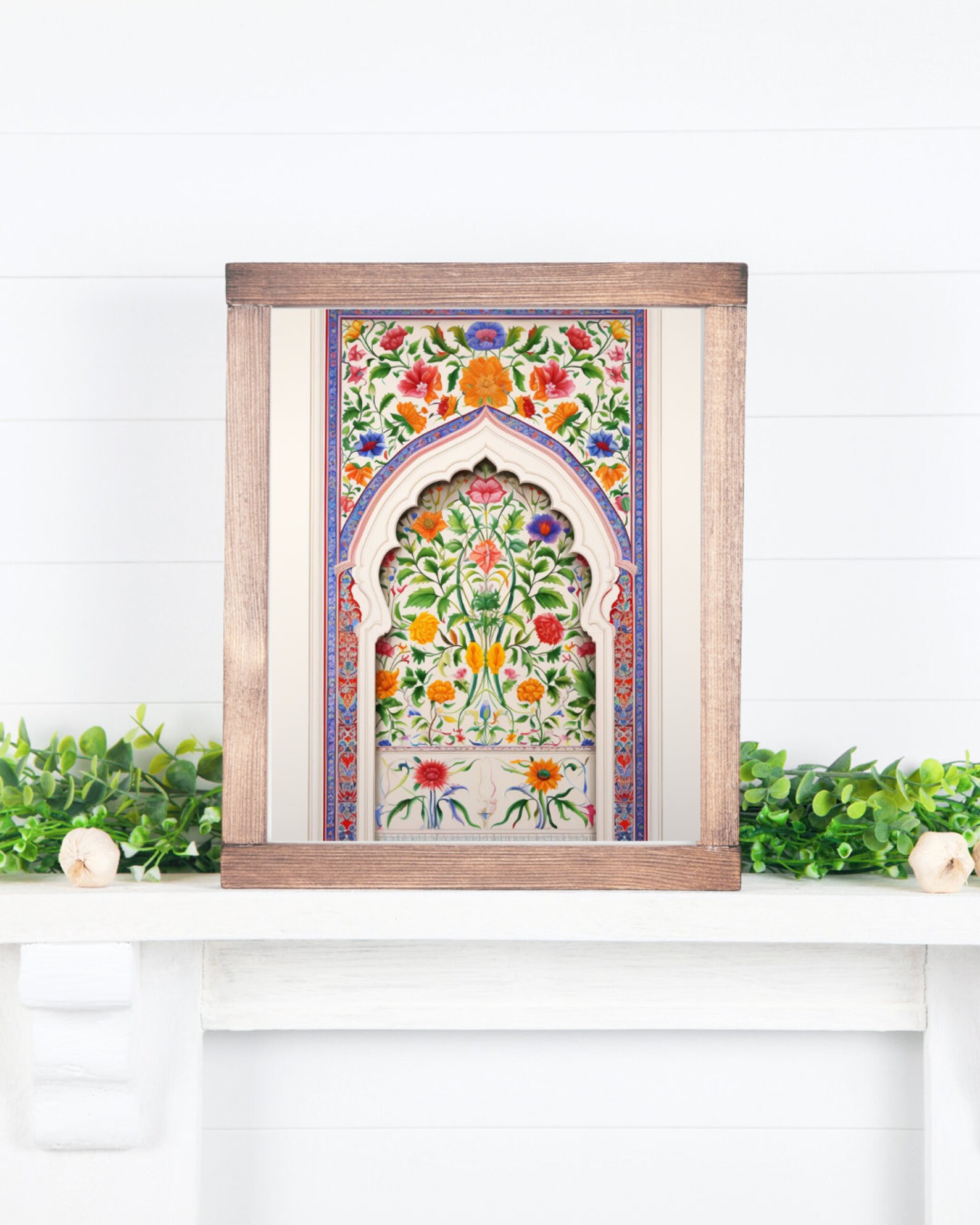 Pichwai Painting Indian Floral Frame Motifs Home Wall Decor - Etsy
