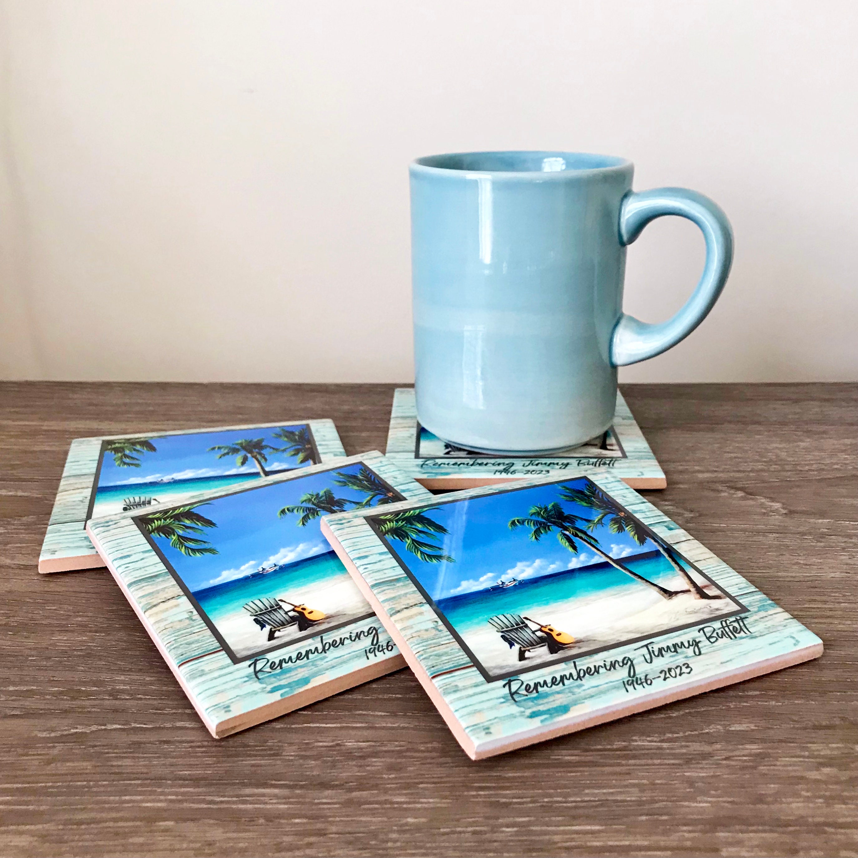 Coasters, Jimmy Buffett, Ceramic Tile, Nautical Gifts, Coastal Gifts ...