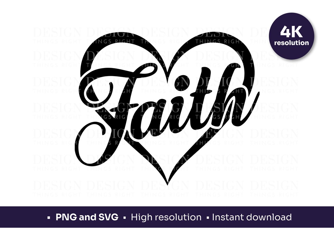 Faith SVG PNG | Christian Faith Digital Design | Religious ...