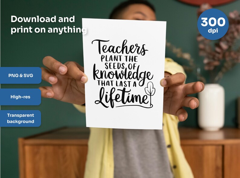 Teachers Plant the Seeds of Knowledge SVG PNG | Teacher Appreciation ...