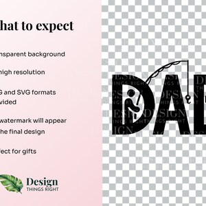 Fishing Dad PNG SVG | Father's Day Digital Image | Silhouette | Print ...