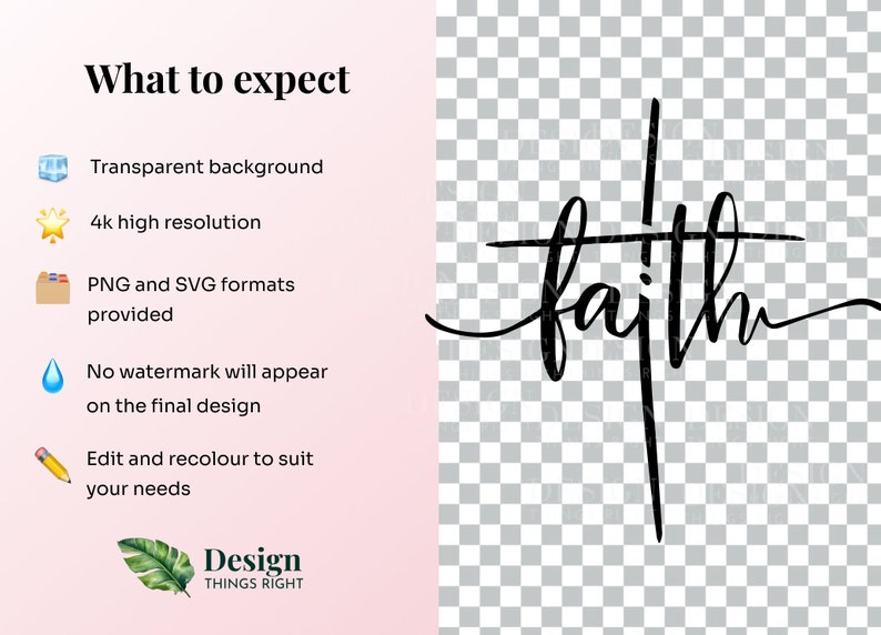 Faith Cross SVG PNG | Christian Faith Digital Design | Religious ...
