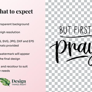 But First, Pray SVG PNG | Christian Faith Digital Design | Religious ...
