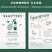 Country Club Bachelorette Invitation Template, Bachelorette Itinerary ...