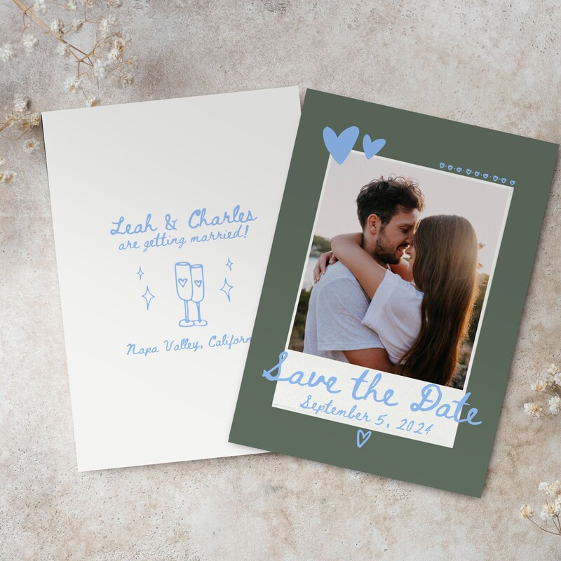 Cute Save the Date - Etsy