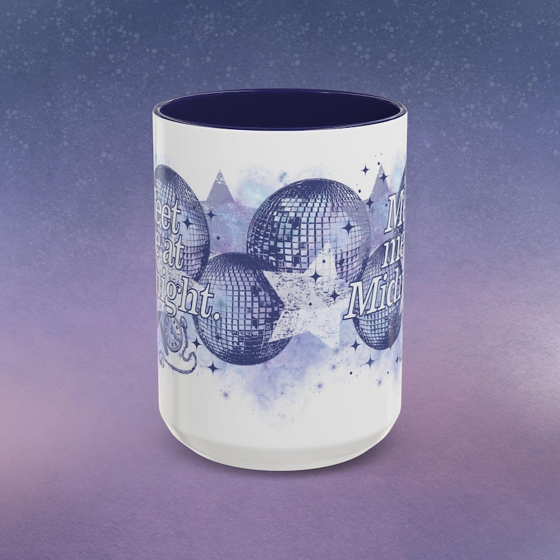 Meet Me at Midnight Ceramic Mug 11oz, 15oz Midnights Mug Swiftie Mug - Etsy