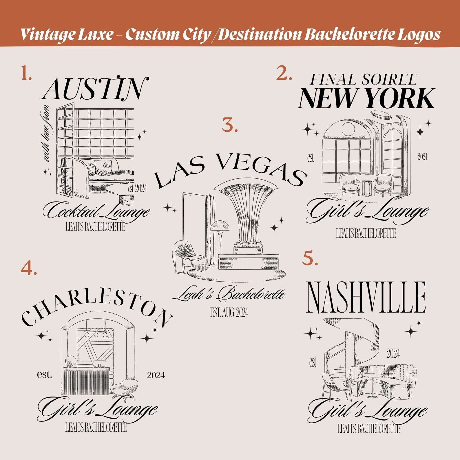 City Destination Bachelorette Logos, Bachelorette SVG, Hen Party ...