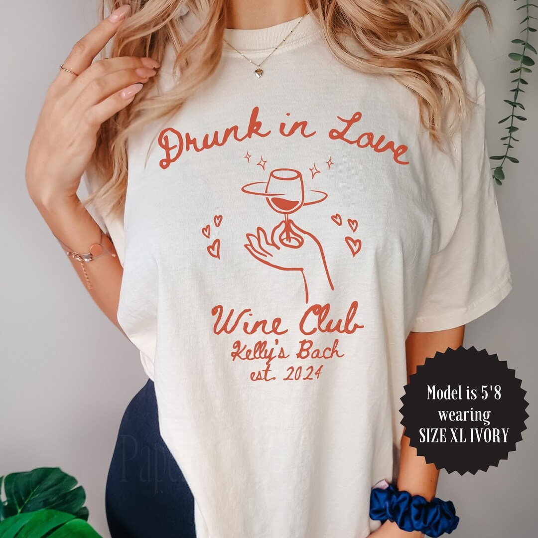 Drunk in Love Bach Merch Comfort Color Shirts, Custom Name Tees ...